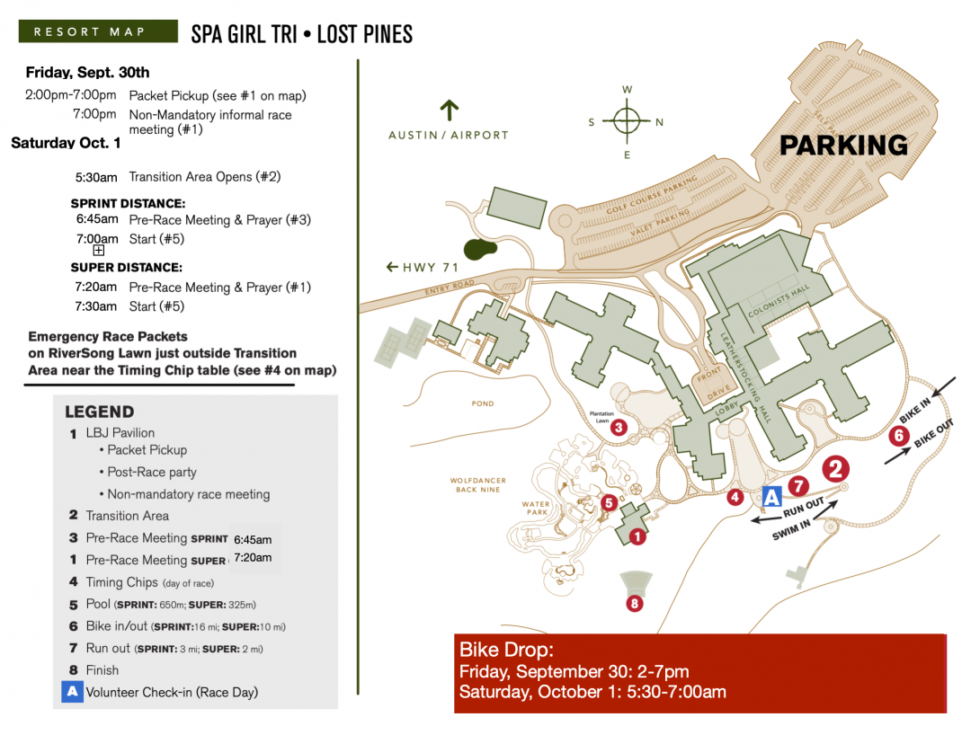 Course Maps - Spa Girl Tri | Spa Girl Tri